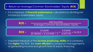 Part09 finance investment ratio analysis investment ratio | PDF