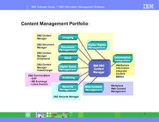 IBM db2 content manager API training Slides | PPT | Computer Software and Applications | Computing