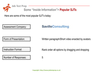 Situational Judgement Test - Preparation Guide Part #1 | PPTX