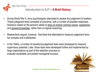 Situational Judgement Test - Preparation Guide Part #1 | PPTX