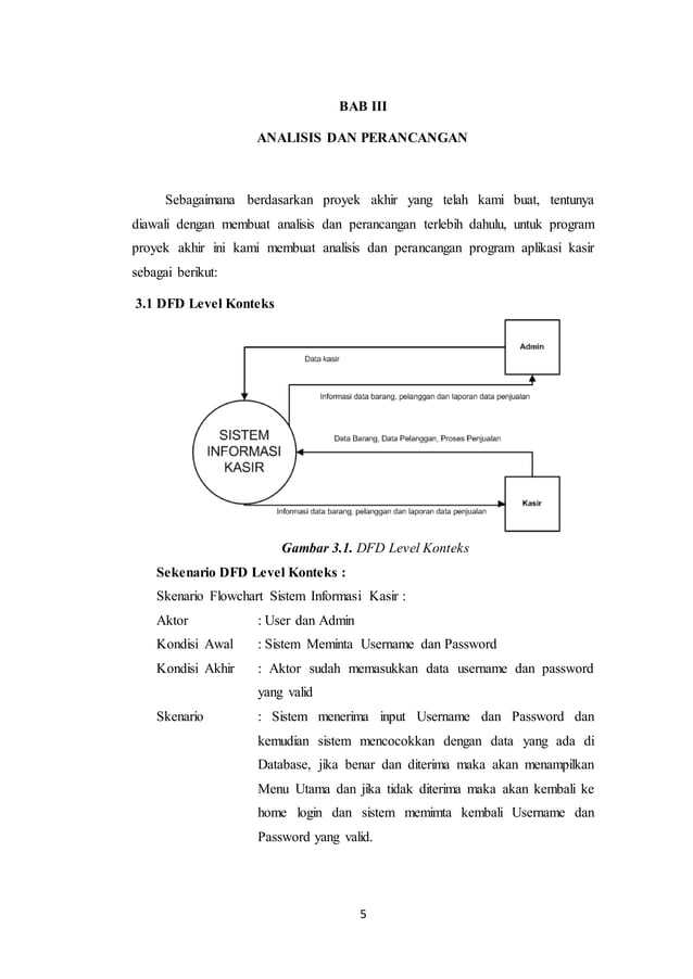 Sistem Informasi Kasir | DOCX