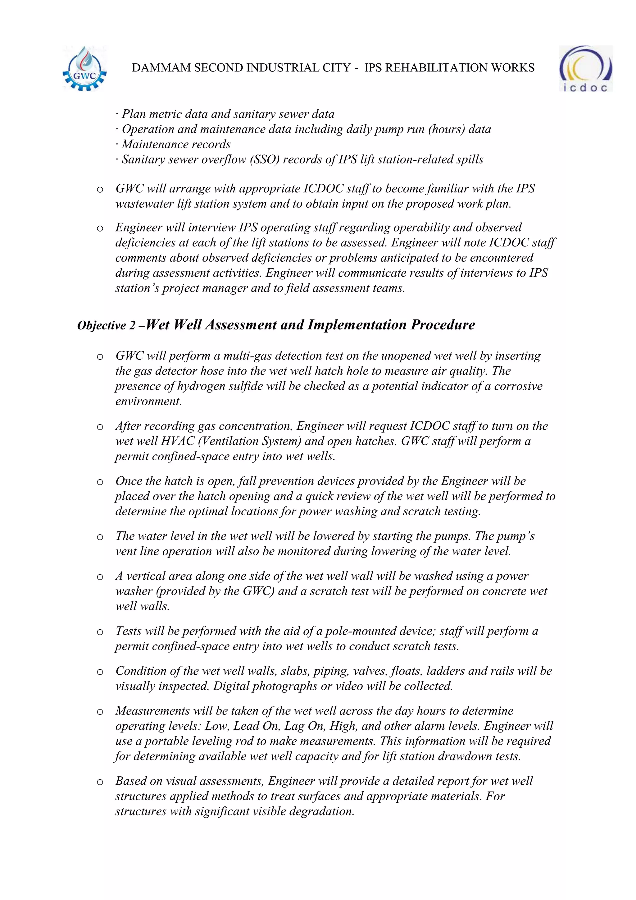 DAMMAM SECOND INDUSTRIAL CITY - IPS REHABILITATION WORKS | PDF