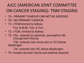 RENAL CELL CARCINOMA | PPTX | Cancer | Diseases and Conditions