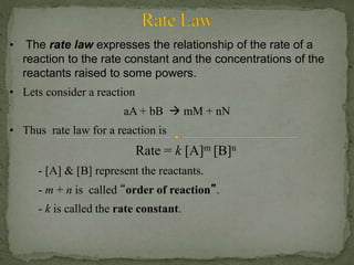 Chemical Kinetics Part 1 By S E Bhandarkar | PPT
