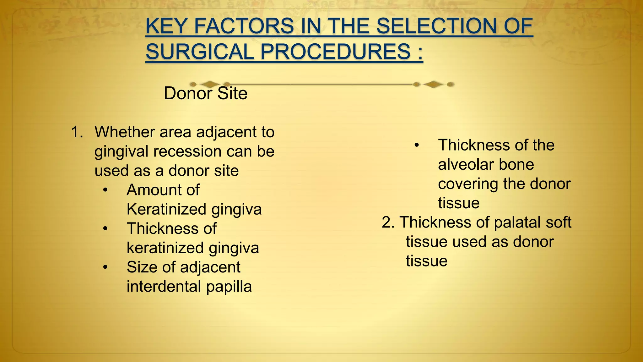 Gingival recession part 2 | PPTX