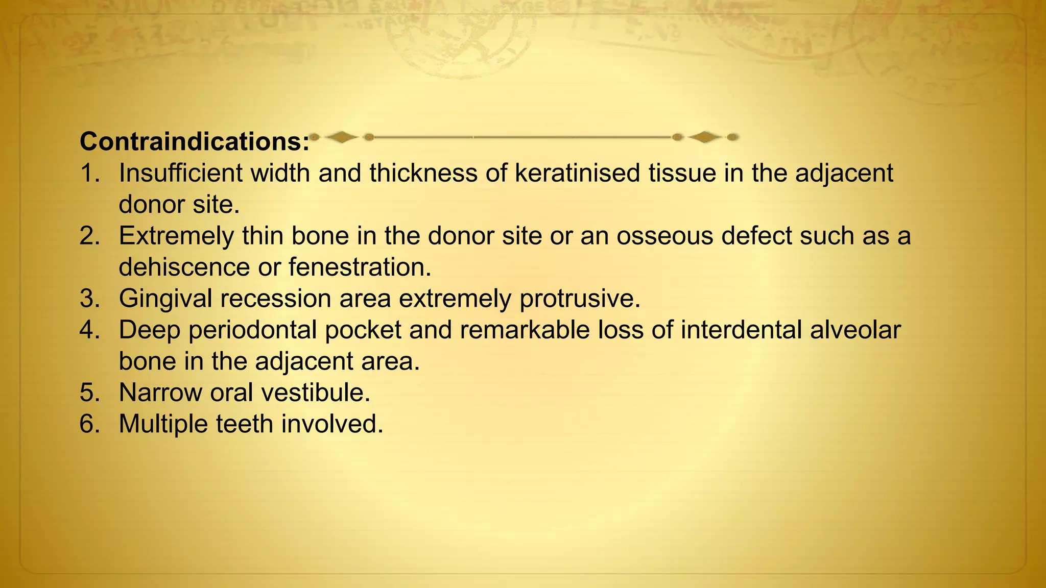 Gingival recession part 2 | PPTX