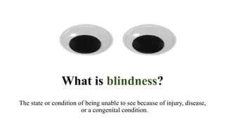 Blindness and Low Vision | PPTX