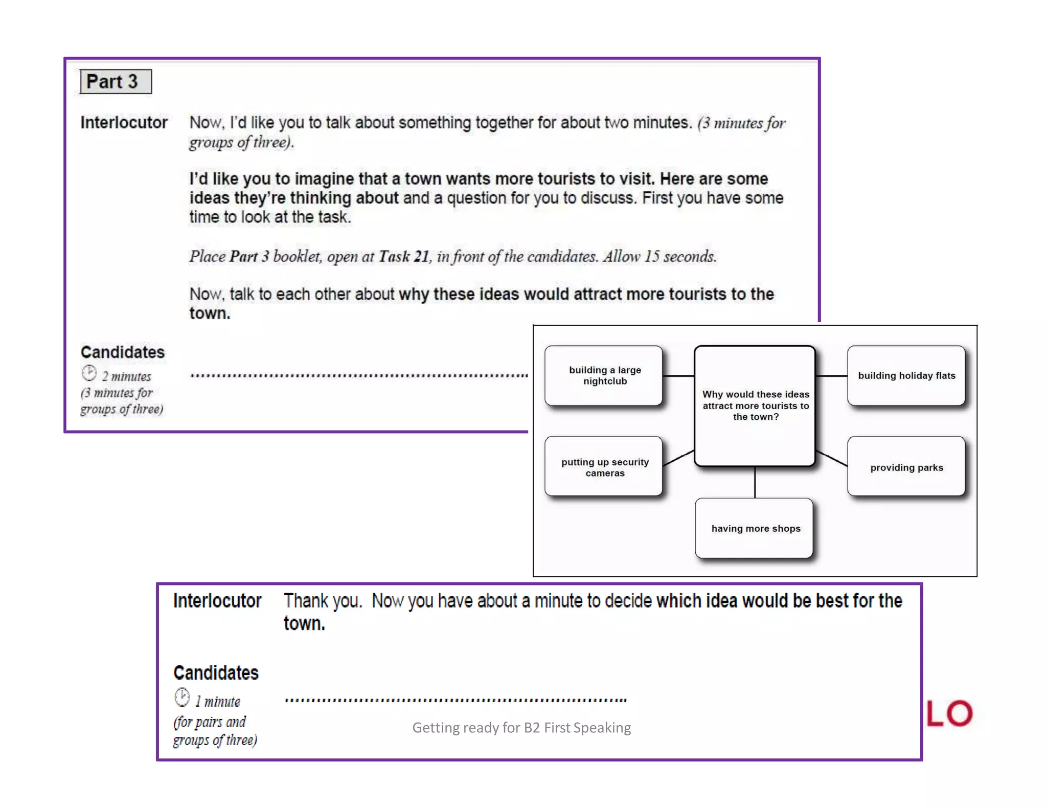 FCE speaking - part 1 | PPTX | Educational Assessment | Education