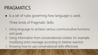 Students with Speech and Language Disorder 1 | PPTX