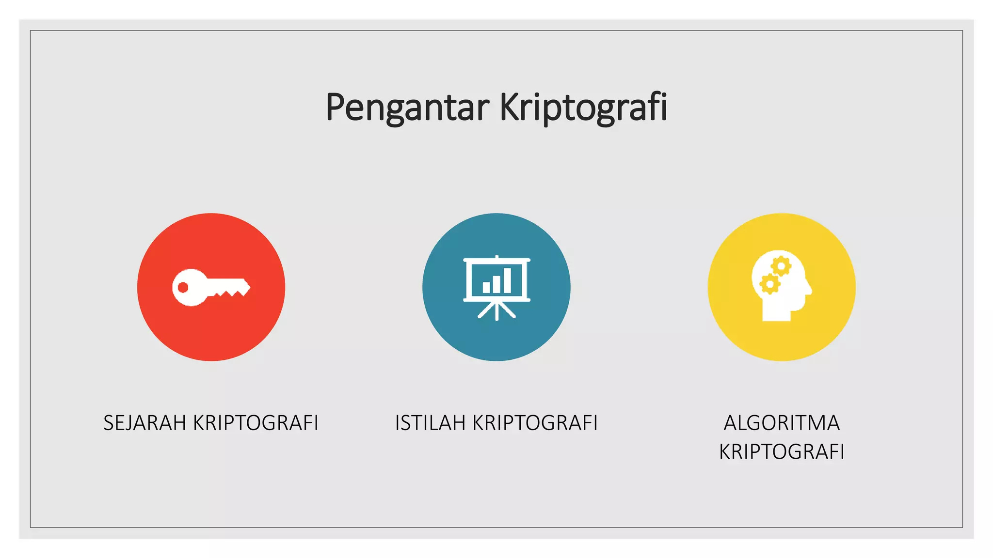 Part 1 - PENGANTAR KRIPTOGRAFI | PPTX