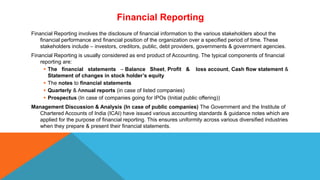 FINANCIAL REPORTING, STATEMENTS AND ANALYSIS | PPTX
