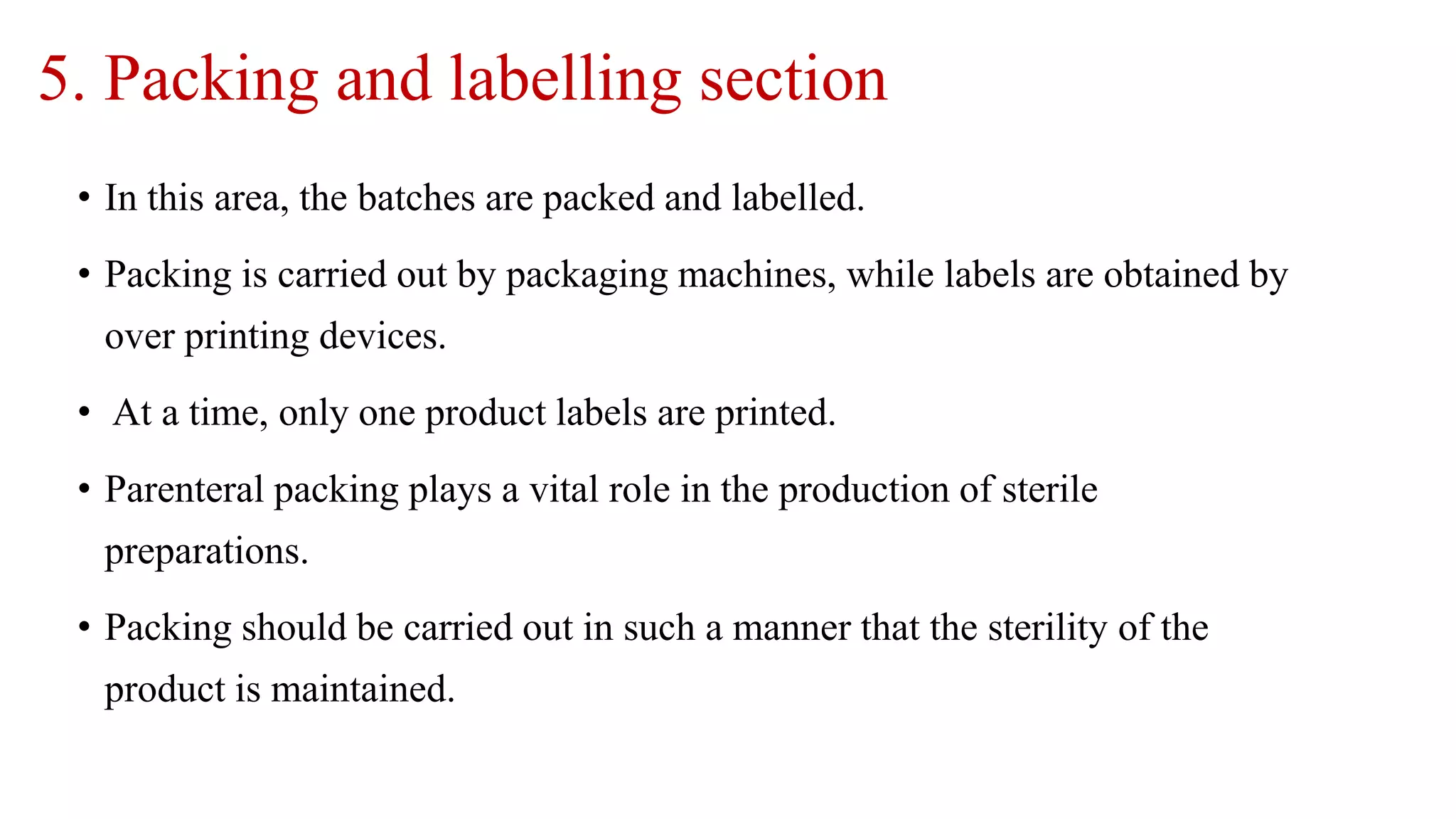 Designing of aseptic area, laminar flow equipment: Study of different ...