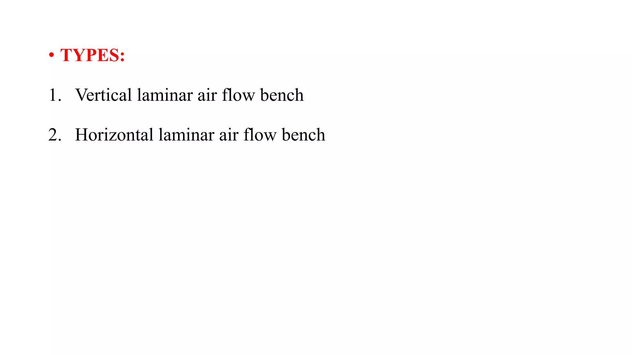 Designing of aseptic area, laminar flow equipment: Study of different ...