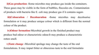 TYPES OF SPOILAGE,FACTORS AFFECTING THE MICROBIAL SPOILAGE | PPTX