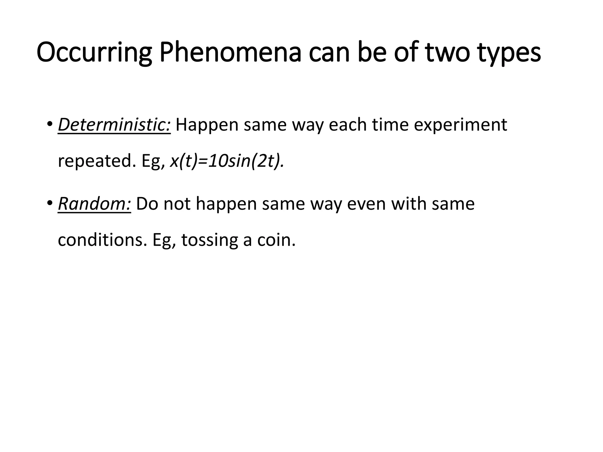 Introduction to probabilities and radom variables | PPTX