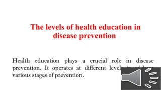 part 1: Introduction to health education | PPT