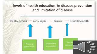 part 1: Introduction to health education | PPT