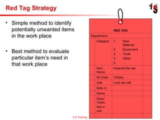 Part 1.ppt for 5s project of improvement | PPT