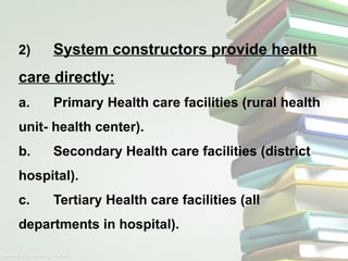 Types of Health care systems & Types of Hospital design.pptx