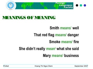 Part 1 an introduction to semantics | PPT