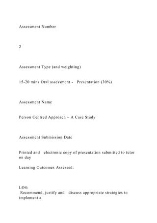Part 1 - Assignment Brief1. Produce a critical and evaluati.docx