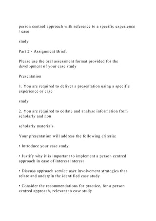 Part 1 - Assignment Brief1. Produce a critical and evaluati.docx