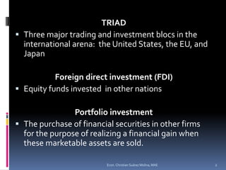 Part 1 b the triad and international business strategy 3 | PPTX