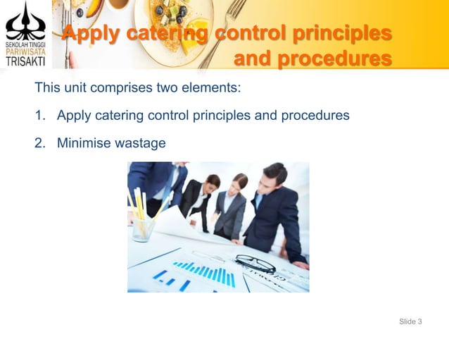 Part 1 catering control principles and procedures | PPTX