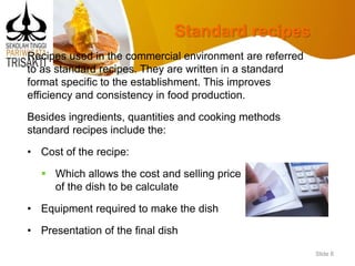 Part 1 commercial cookery [recovered] | PPTX