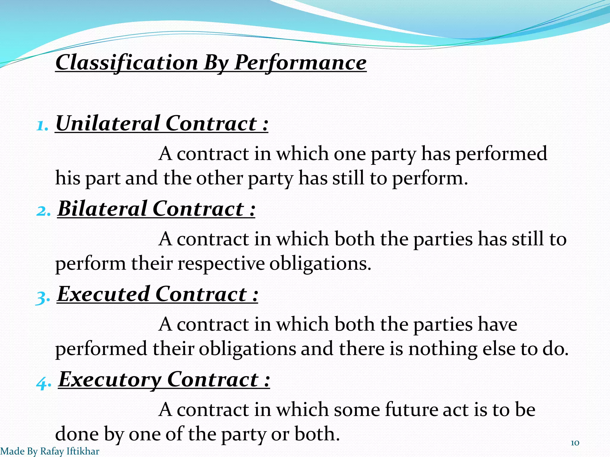Business and industrial law part 1 - contract act complete chapter 1 complete | PPTX
