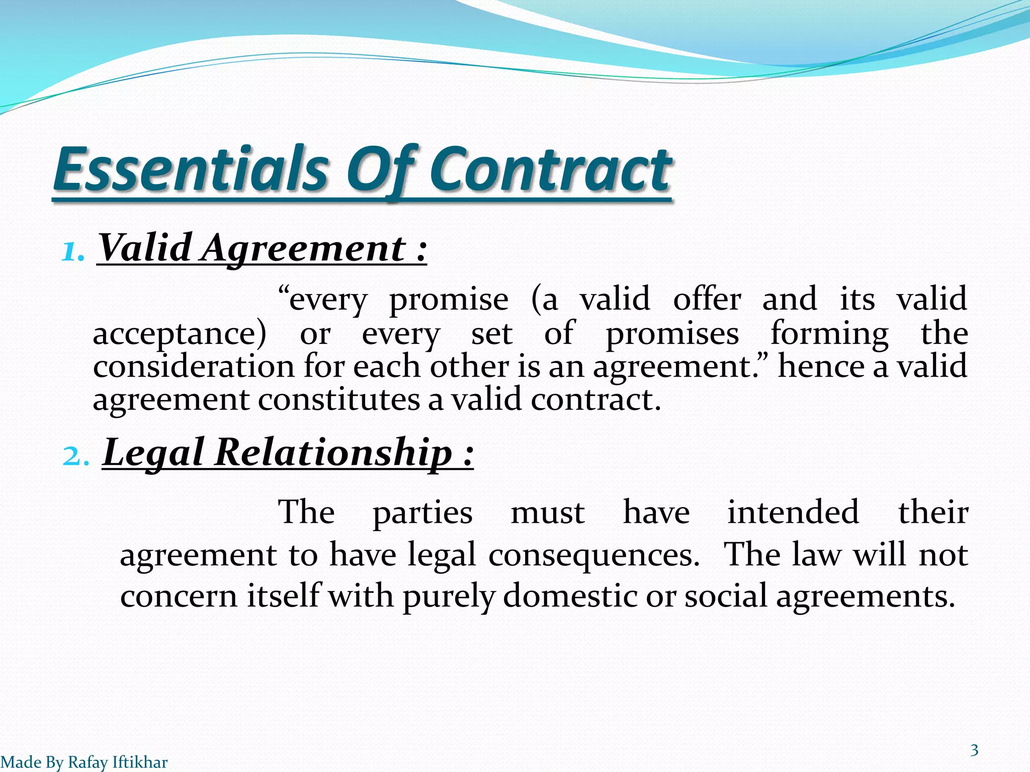 Business and industrial law part 1 - contract act complete chapter 1 complete | PPTX