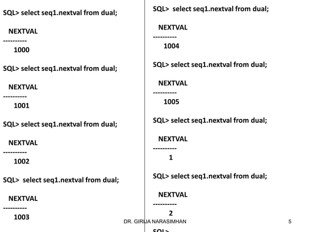 Part1 Create Sequence Dual Table Pptx