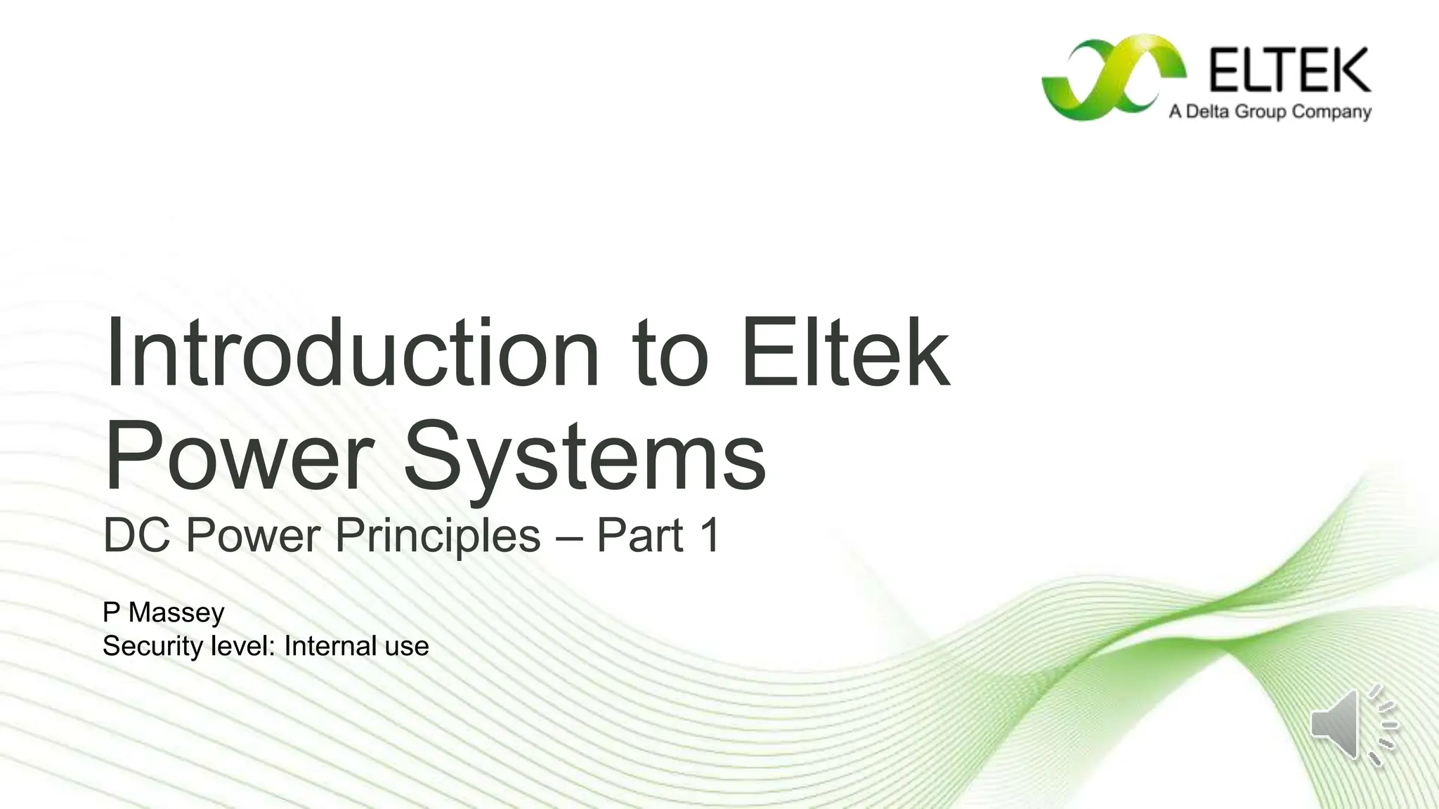 Part 1 - Dc Power Principles - Introduction to Eltek Power Systems | PDF