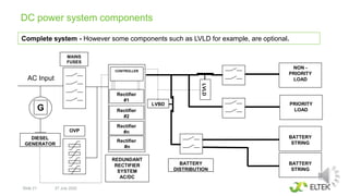 Part 1 - Dc Power Principles - Introduction to Eltek Power Systems | PDF