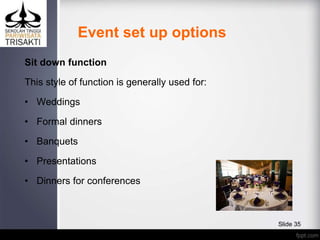 Part 1 design a concept for a m aj-or event or function | PPTX