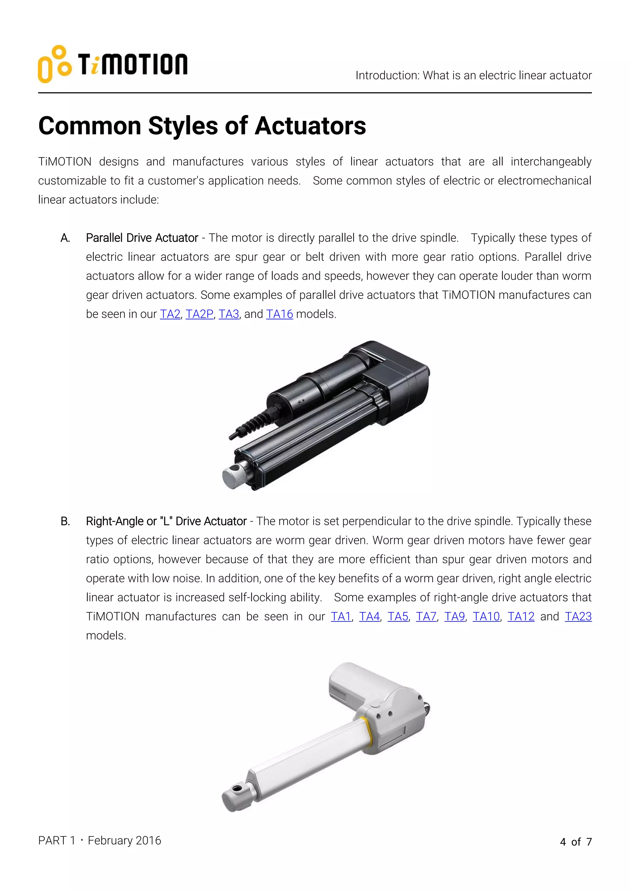 Introduction and Styles of Actuators | PDF