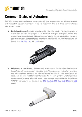 Introduction and Styles of Actuators | PDF