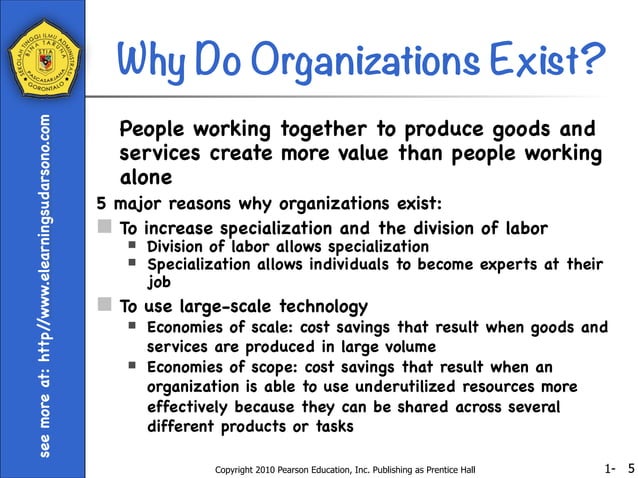 Part 1 organizations and organizational effectiveness | PPT