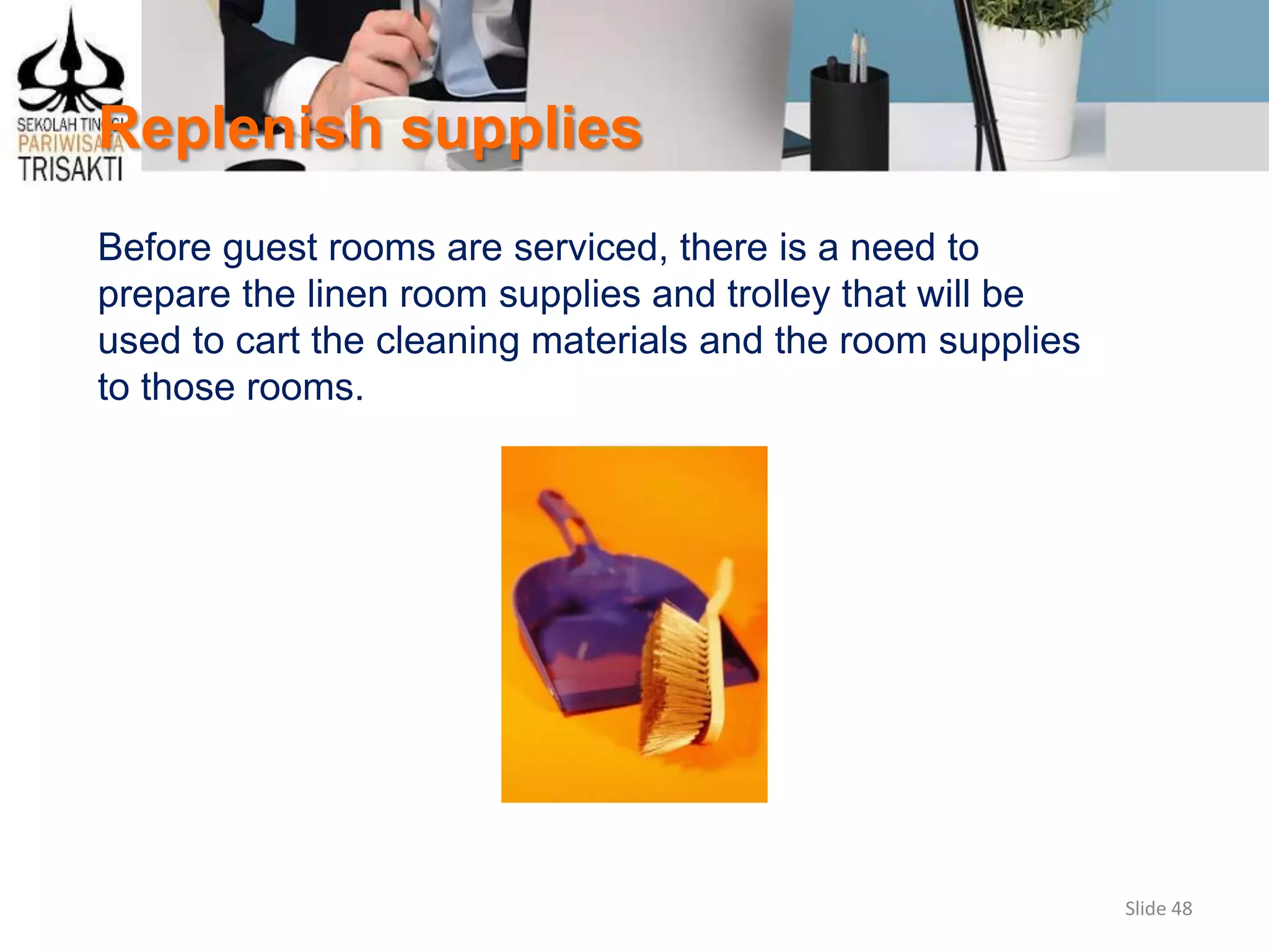 Part 1 prepare rooms for incoming guests | PPTX