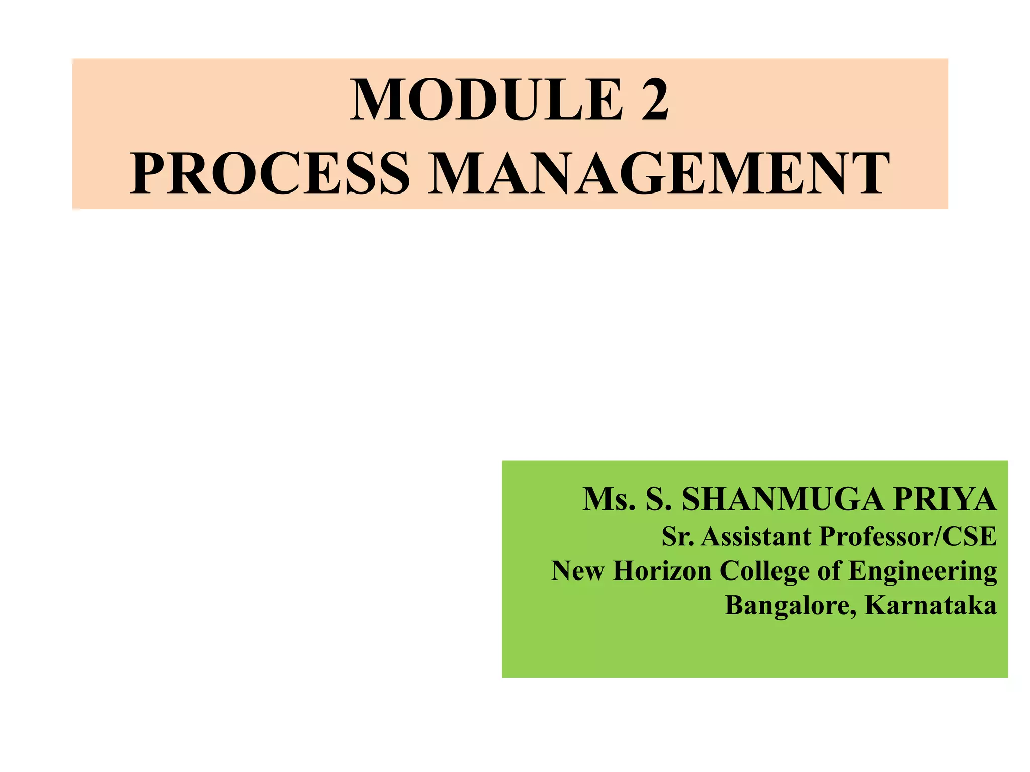 Part 1 - PROCESS CONCEPTS | PPT