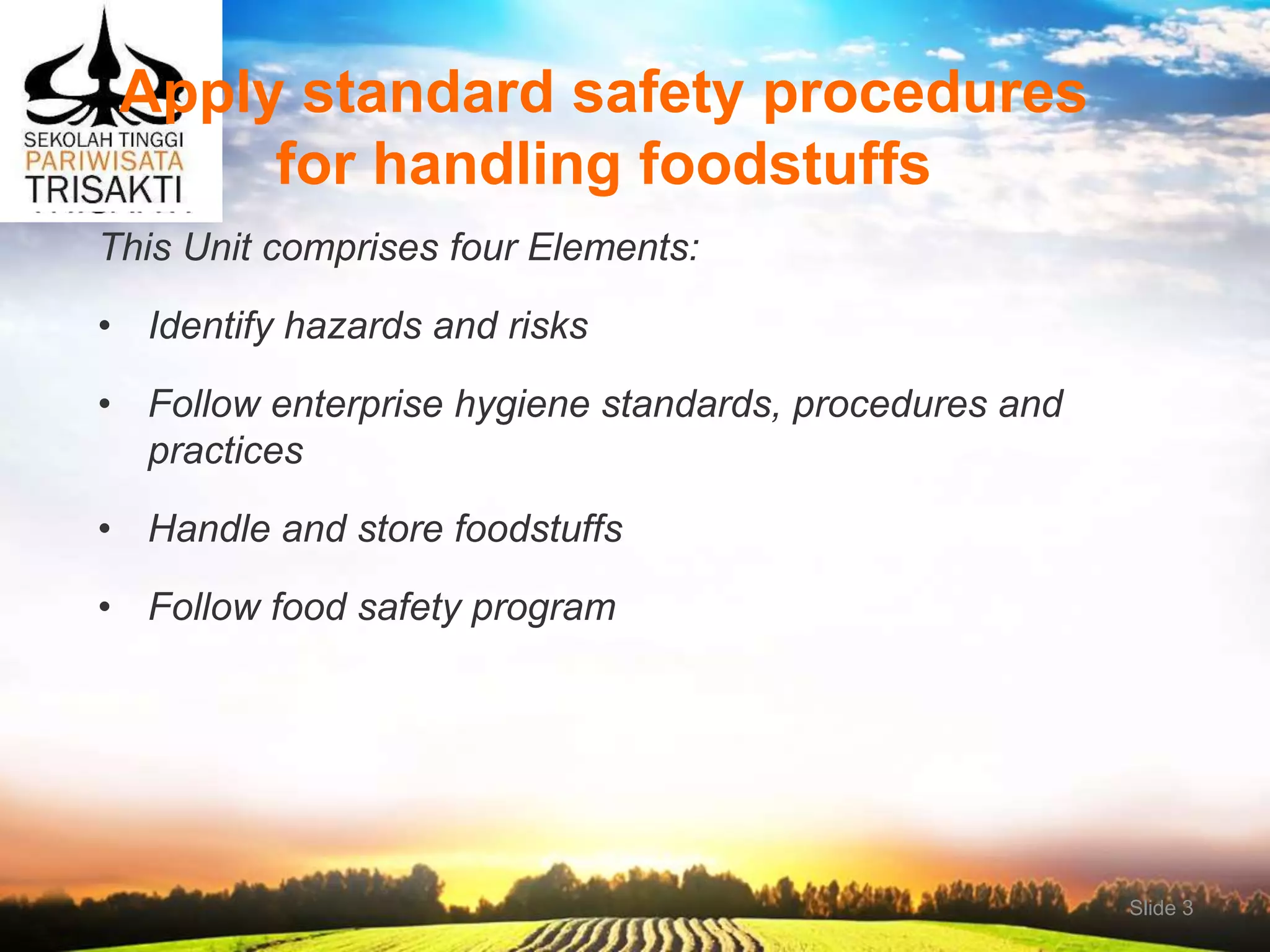 Part 1 standard safety procedure | PPT