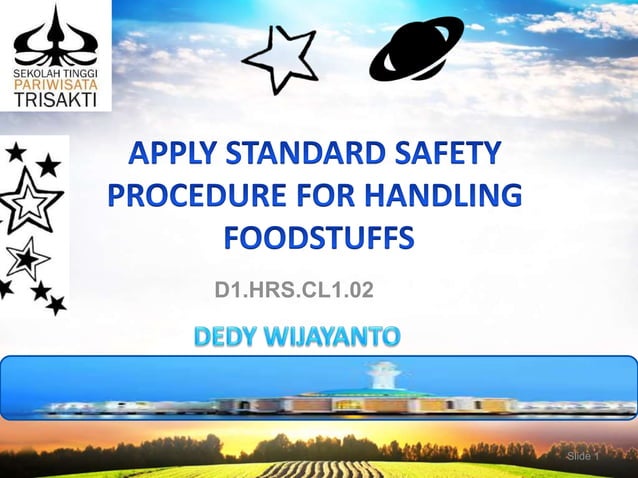 Part 1 standard safety procedure | PPT
