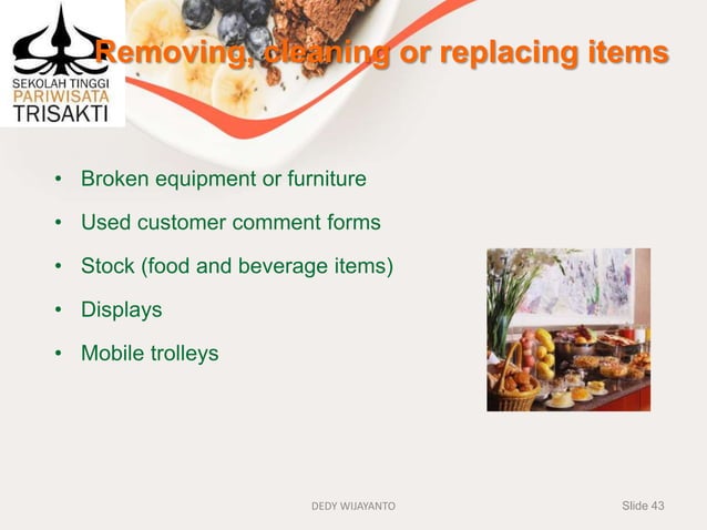 Part 1 take food orders and provide table service | PPT