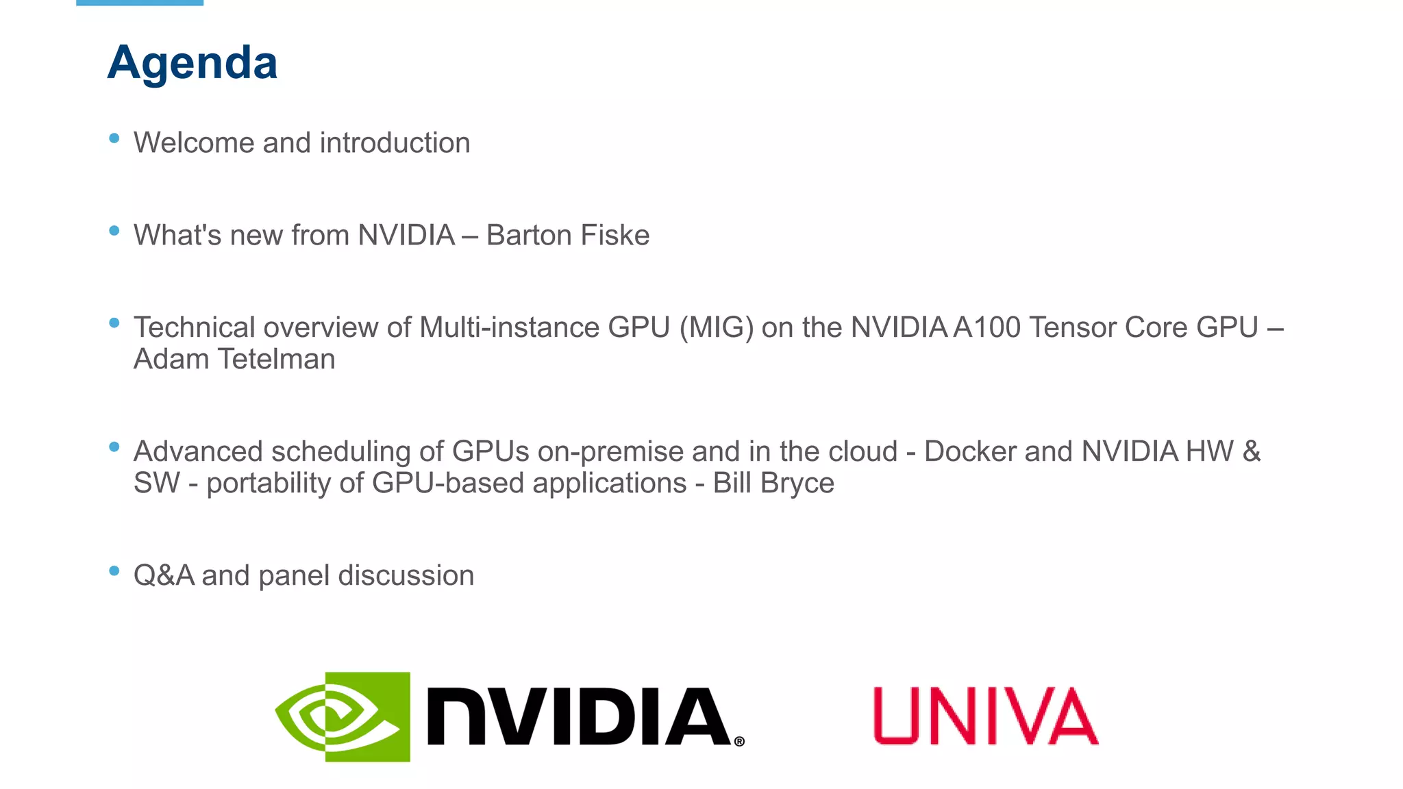 Part 1 Maximizing The Utilization Of Gpu Resources On Premise And In The Cloud Ppt