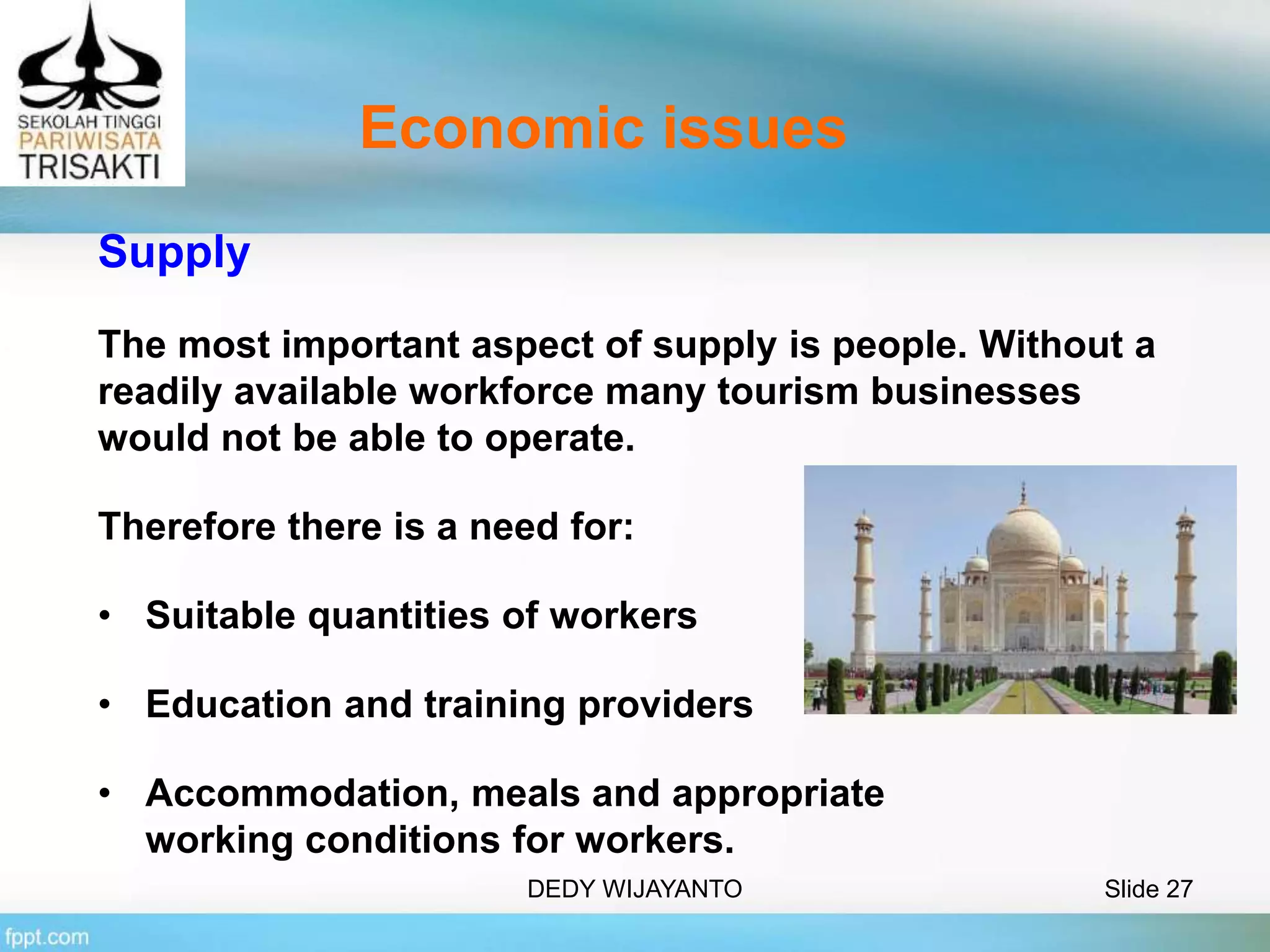 Part 1 update tourism industry knowledge | PPTX