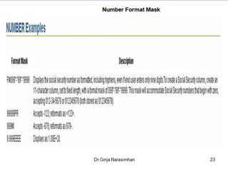 Part 10 format mask | PPT