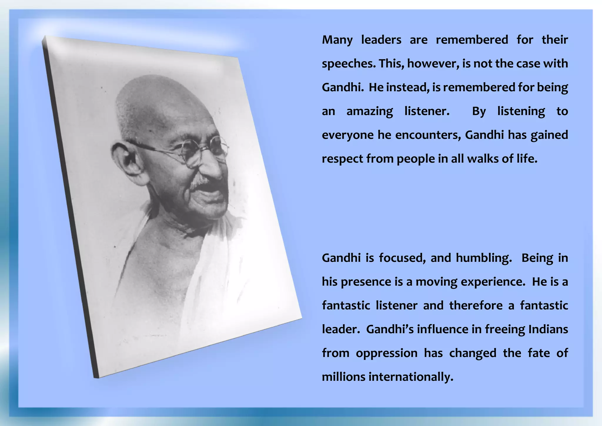 Mohandas #Gandhi Inspiration | PPT