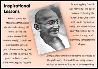 Mohandas #Gandhi Inspiration | PPT