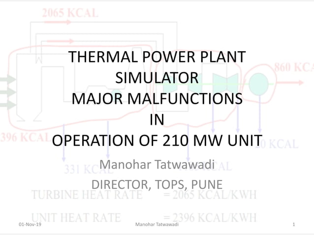 Thermal Power Plant Simulator Hands-on Malfunctions | PDF