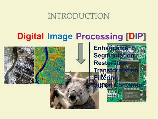 introduction to Digital Image Processing | PPT